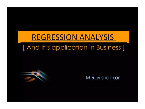 regressionanalysis 110723130213 phpapp02 pdf