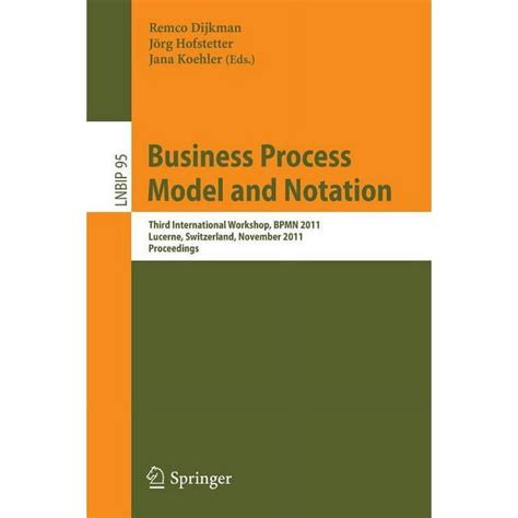 Lecture Notes In Business Information Processing Business Process