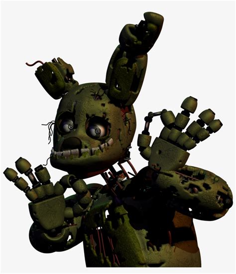 Modelspringtrap Scrap Trap Fnaf 6 Full Body Transparent PNG