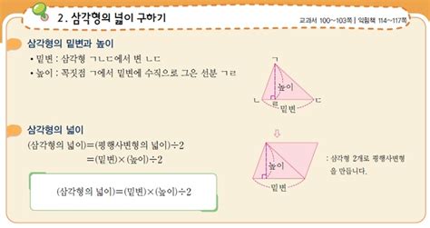 5학년 수학 평면도형 넓이 구하기 평행사변형 삼각형 사다리꼴 마름모의 넓이 구하는 공식 네이버 블로그