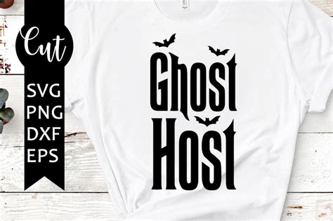 Ghost Host Svg Free Halloween Svg Spooky Svg Instant Download Cut File Design Shirt Design