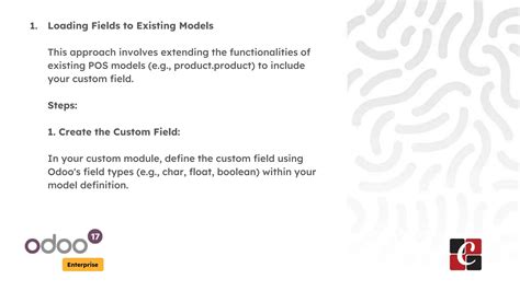 How To Load Custom Field To Pos In Odoo 17 Odoo 17 Slides Pptx