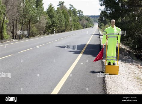 Dummie Warning Car Drivers Stock Photo Alamy