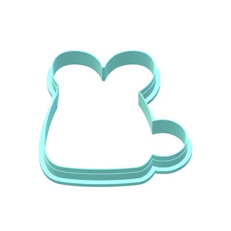 3d File Bunny Cookie Cutter Stl File・3d Printer Design To Download・cults