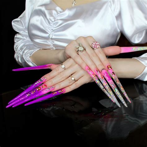 Check Out My New Super Long Doll Nails Rlongnailsporn