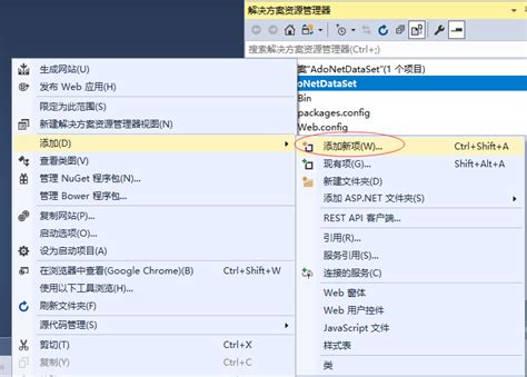 Ado Net Dataset類 Ado Net教學