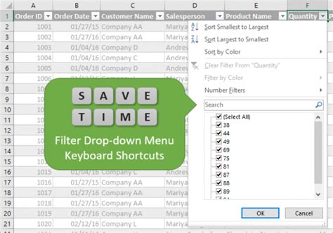 Keyboard Shortcuts For The Filter Menus Free Video Training Series Part 2 Of 3 Excel Campus