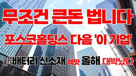 상한가 2차전지 세계 1위 이 기업은 포스코홀딩스 보다 더 많이 오를 겁니다 2차전지관련주 에코프로비엠 주식전망