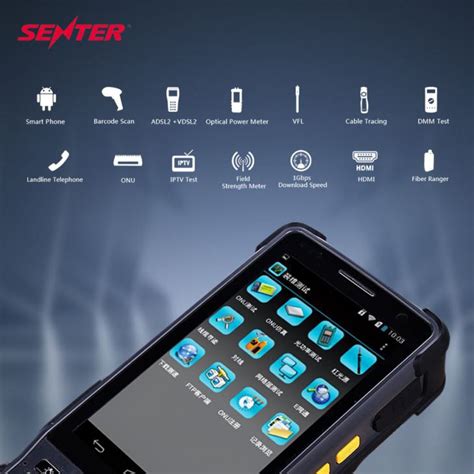 St327 Touch Screen Pda With Android Os Multi Service Tester With Xdsl