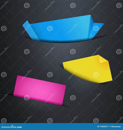 Conjunto De Escrituras De La Etiqueta Ilustración Del Vector