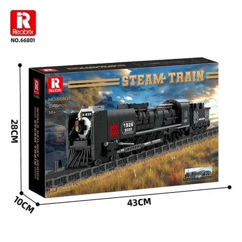 66801 Steam Locomotive 1546pcs 6974077152266 • Cena Opinie