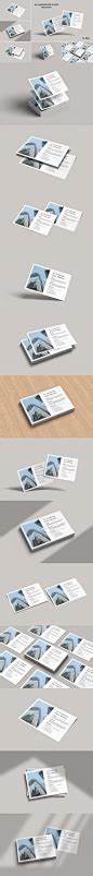 A5尺寸的海报宣传单设计VI样机展示模型mockups