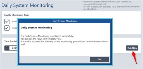 daily system monitoring opmonis