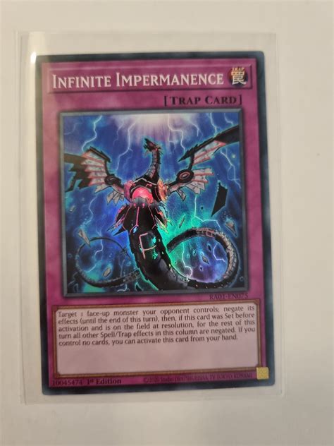 Yu Gi Oh Kortet Infinite Impermanence Ra01 En07 Köp På Tradera