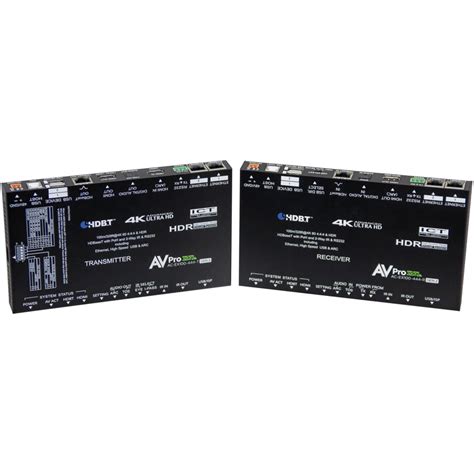 AVPro Edge 4K HDMI 2 0 Over HDBaseT Tx Rx Video AC EX100 444 KIT
