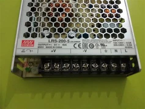 Smps Meanwell Lrs 200 5 At ₹ 2096unit In Surat Id 20149450533