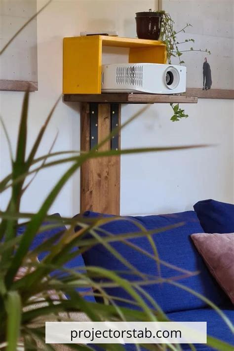 Diy Living Room Projector Shelf In 2023 Projector Shelf Projector In
