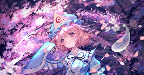 西行寺幽々子 西行寺幽々子 Aruaのイラスト Pixiv