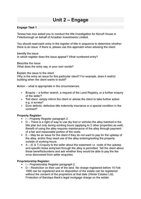 Unit 2 Engage Task 1 Unit 2 Unit 2 Engage Engage Task 1