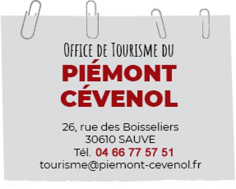 Sauve Office De Tourisme Du Piémont Cévenol