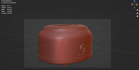 Blender Haden Toaster Modelling Modelling Time 6 Hours Render Time 5 Min Rblender