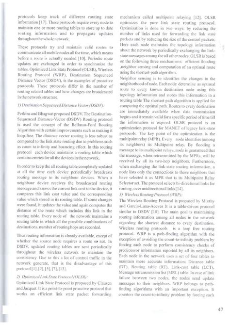 Routing Protocol In Mobile Network A Review Pdf Computer Networking Computing