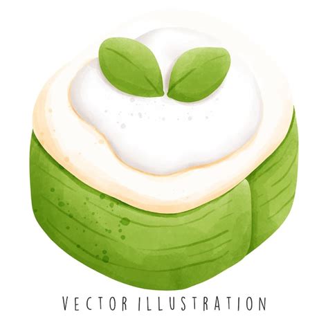 Premium Vector Thailand Travel Collection Watercolor Of Thai Dessert