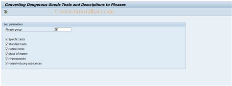 DGU SAP Tcode DG Conversion Texts Descriptions