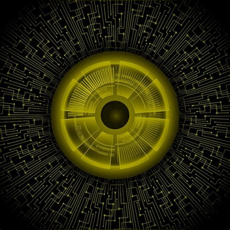 Premium Vector Eye Cyber Circuit Future Technology Concept Background