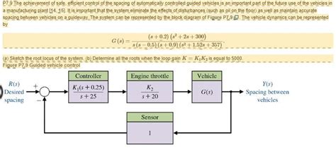 Solved P7 9 The Achievement Of Safe Efficient Control Of