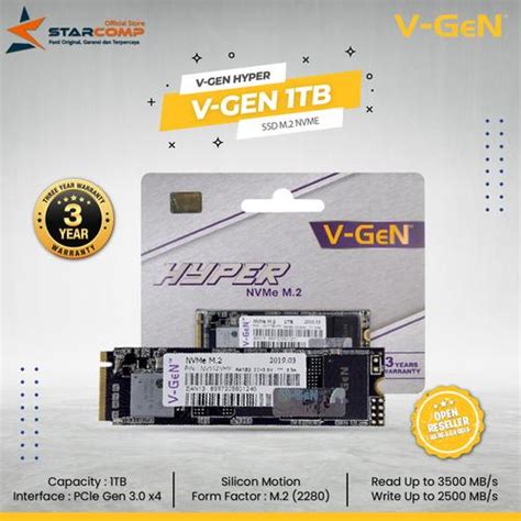 Promo Ssd V Gen Hyper Tb M Nvme Pcie Gen Vgen Tb M Nvme Cicil X Kab Sleman