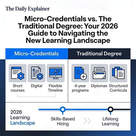 Micro Credentials Vs Degrees A 2026 Guide For Career Success The Daily Explainer