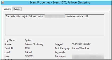 Event Id 1146 Microsoft Windows Failover Clustering Tools Audiobro