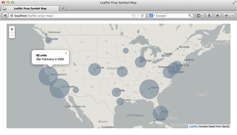 Proportional Symbol Map