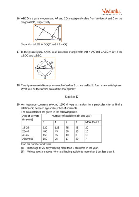 Cbse Class 9 Sample Paper 2023 For Maths Artofit