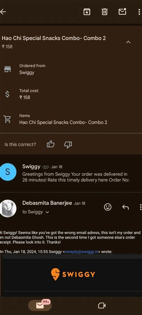 Debasmita Banerjee On Linkedin Swiggy What Is This Behaviour Over