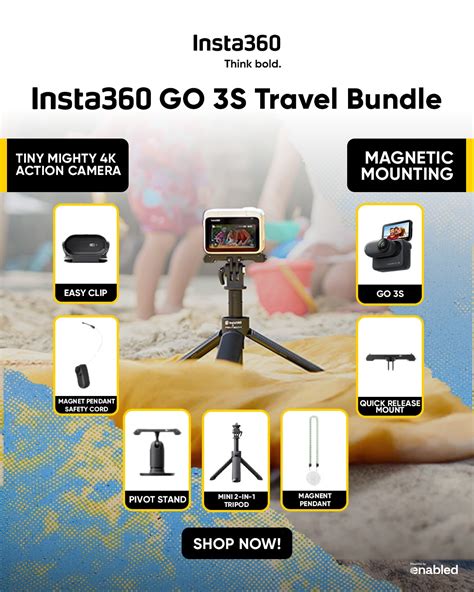 Insta360 Complete Your Summer Check List With Insta360 Go 3s Travel Bundle For Epic And Unique