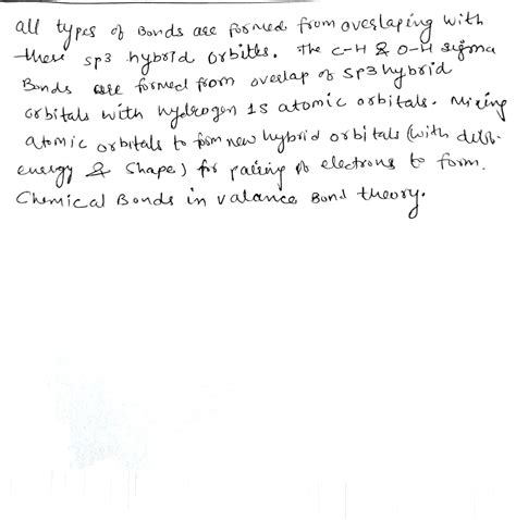 [solved] What Is The Hybridization Of The Orbitals That Are Overlapping