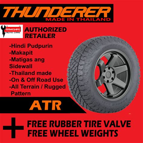 26570r17 26560r18 26550r20 Thunderer Atr Tires All Terrain Rugged