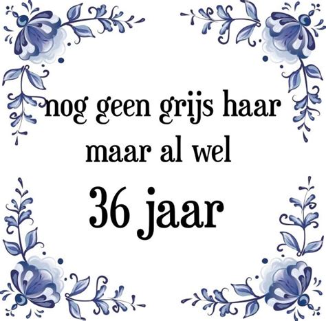 Verjaardag Tegeltje Met Spreuk Jaar Cadeau Idee Keramisch Inclusief Plakhangertje