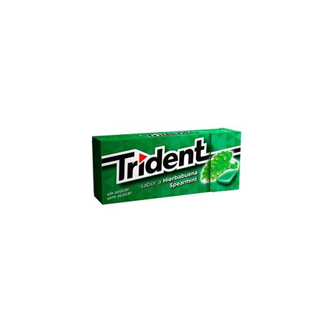 Pastilhas Elásticas Spearmint Trident 14 5 Gr