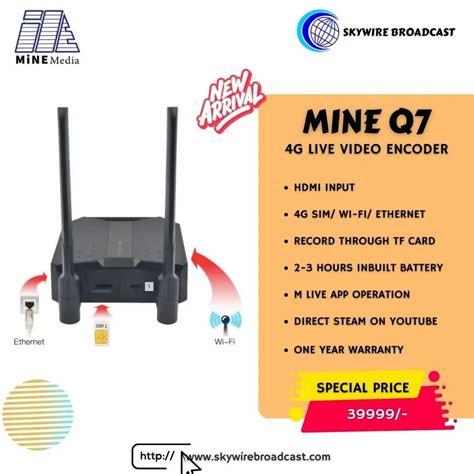 Mine Q7 4g Live Video Encoder At ₹ 30000 Noida Id 2852422648530