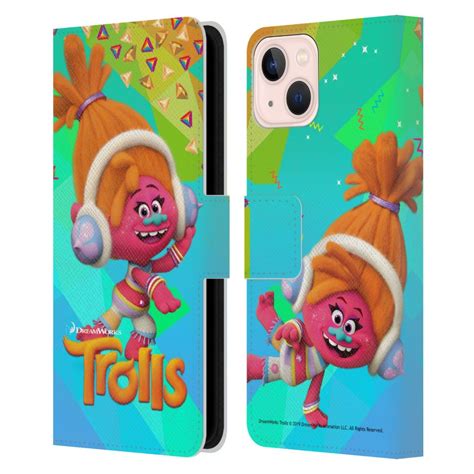Trolls トロールズ Snack Pack Dj Suki レザー手帳型 Apple Iphoneケース 【公式 オフィ