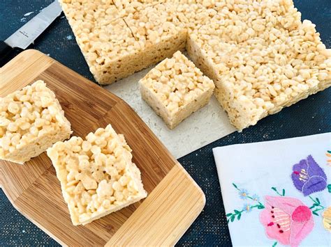 Brown Butter Vanilla Rice Krispie Treats Recipe Live Love Laugh