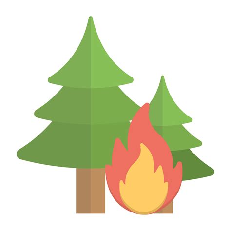 Trendy Wildfire Concepts 14835595 Vector Art At Vecteezy