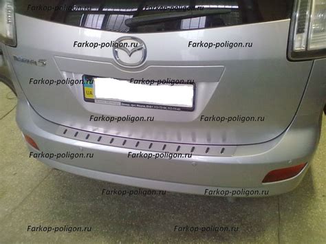 Накладка на задний бампер mazda 5 | Накладки, Автомобиль