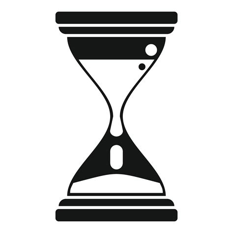 Hourglass Icon Simple Vector Clock Project 14866054 Vector Art At Vecteezy