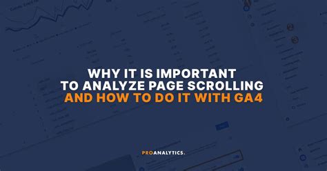 How To Analyze Page Scrolling Through Ga4 Setting Scroll Depth In