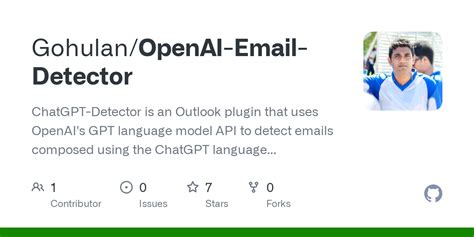 github gohulan openai email detector chatgpt detector is an outlook