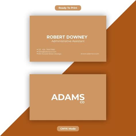 Premium Psd Simple Business Card Template